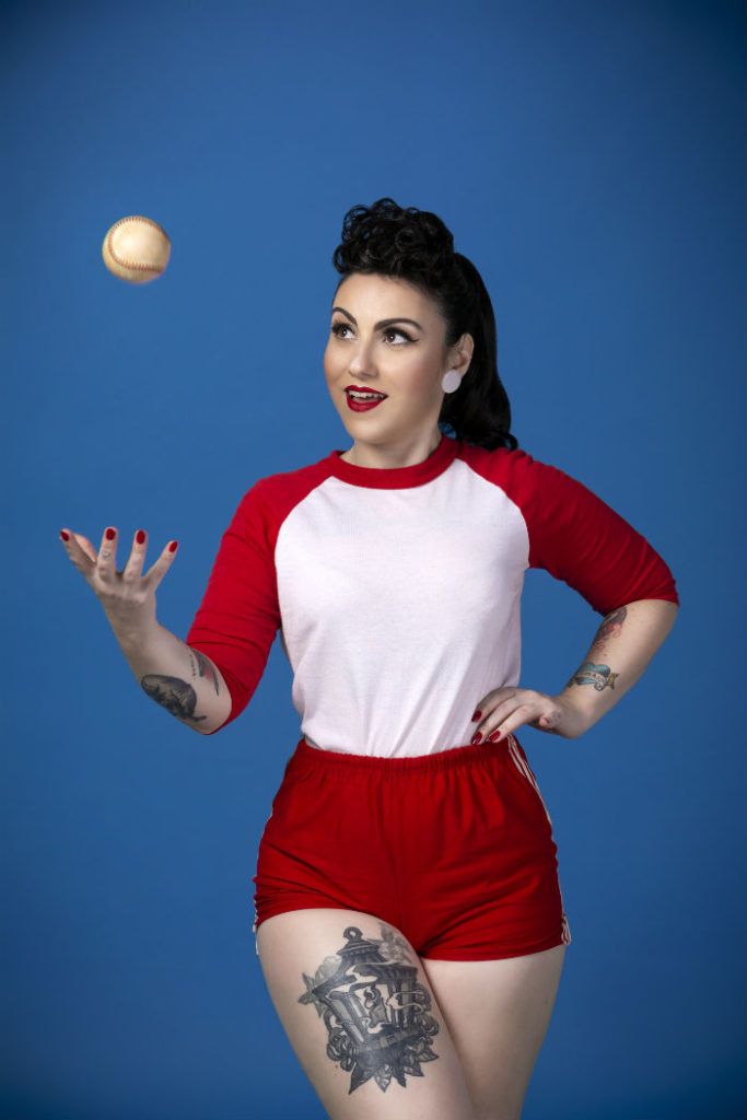 Com olhar esportivo, baseball é a temática do Pin-Up do Mês com Miss ...
